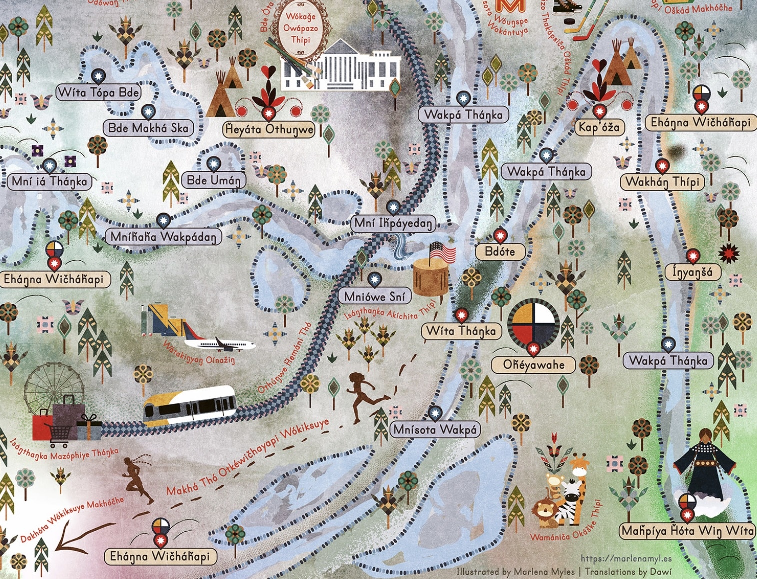 Indigenous Artists Give Minnesota a Map Makeover - Barn Raiser